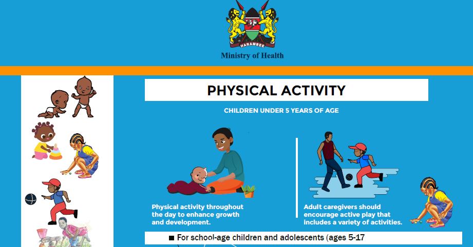 Physical Activity Poster: SUN CSA Kenya - SUN Civil Society Network